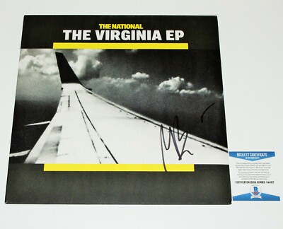 MATT BERNINGER SIGNED 'THE VIRGINIA EP' VINYL RECORD BECKETT COA THE ...