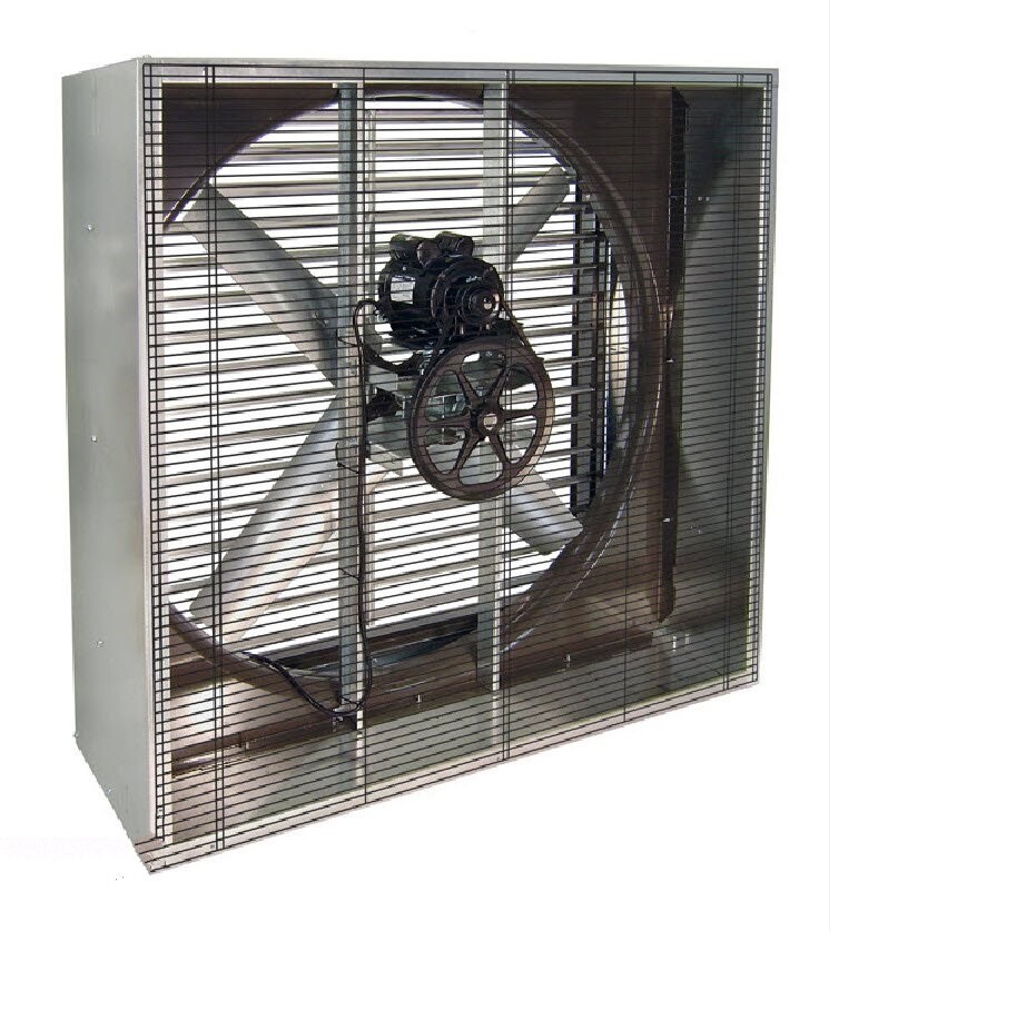 EXHAUST FAN Industrial - Combination - 48" - 1 Hp - 115/230V - 20,600 ...