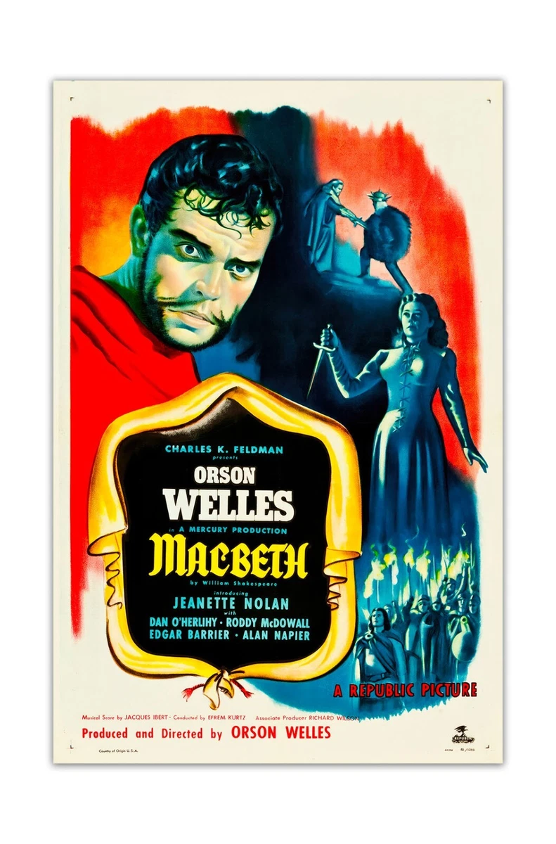 Macbeth Shakespeare Poster