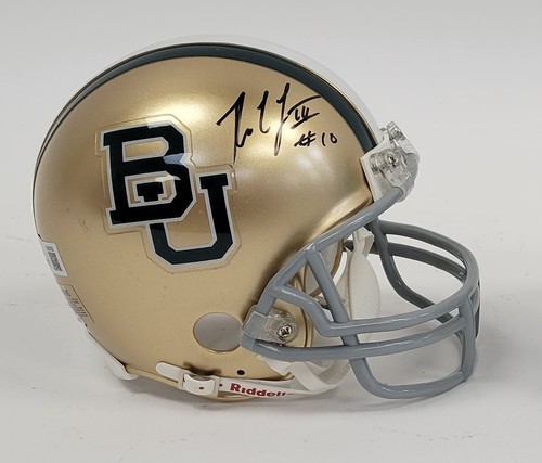 Robert Griffin III RG3 Signed Baylor Bears Mini Helmet Beckett BAS ...