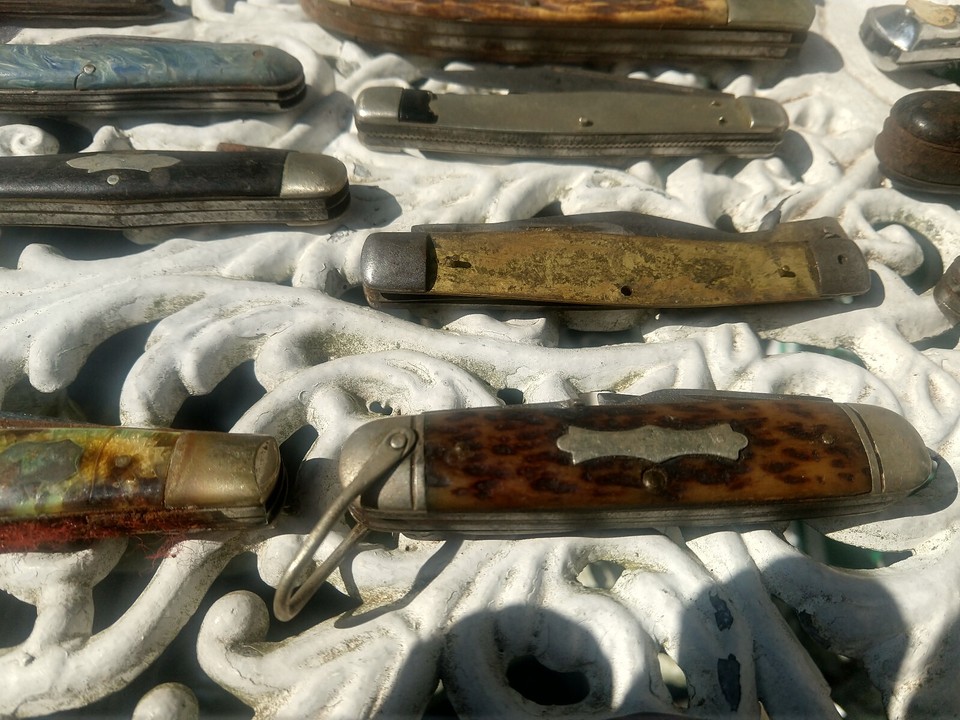 Vintage Pocket Knife Lot Case Tested, Johnston USA, Frank Buster 20 pcs ...