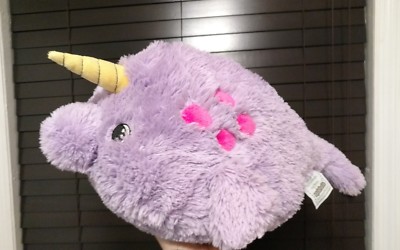 18" SQUISHABLE NARWHAL PLUSH STUFFED ANIMAL PILLOW DOLL PURPLE PINK TOY KIDS | eBay