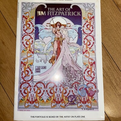 JIM FITZPATRICK ART PORTFOLIO #1 SIGNED 1981 b VERY FINE | eBay