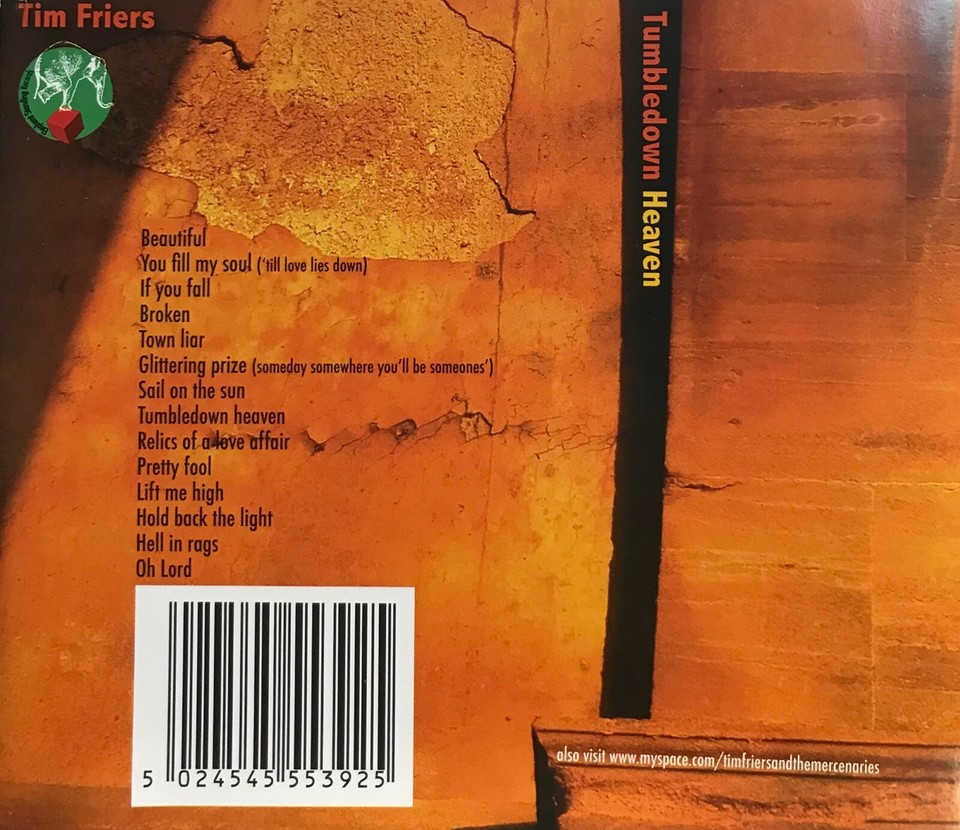 Tim Friers: Tumbledown Heaven (CD Elephant Inc Media) *Very Good* | eBay