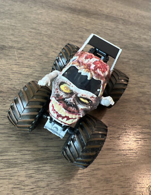 Monster Jam Truck ZOMBIE Mud Tires 1:64 Moving Arms Muddy Tires | eBay