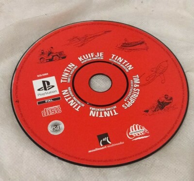 PlayStation 1 PS1 Game Tintin: Destination Adventure Tin Tin Very Rare ...