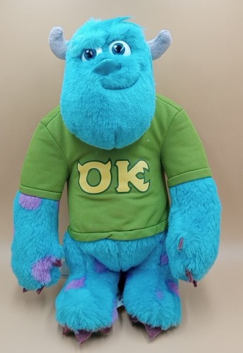 Disney Pixar Monsters Inc Plush University Sulley My Scare Pal Talking ...