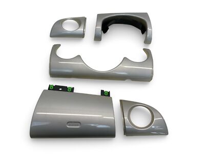 Mini Cooper Dash Trim Set White Silver 02-04 R50 R53 477 | eBay