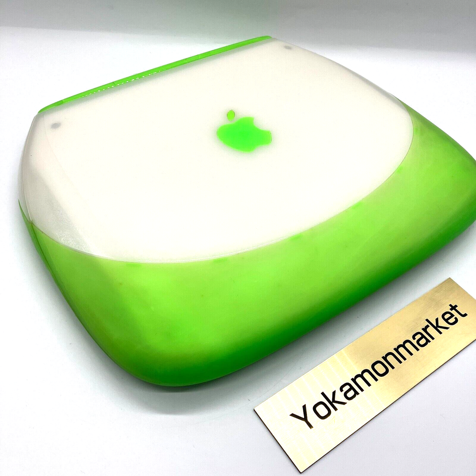 Apple iBook G3 466MHz 320MB/DVD/Key Lime AC100V | eBay