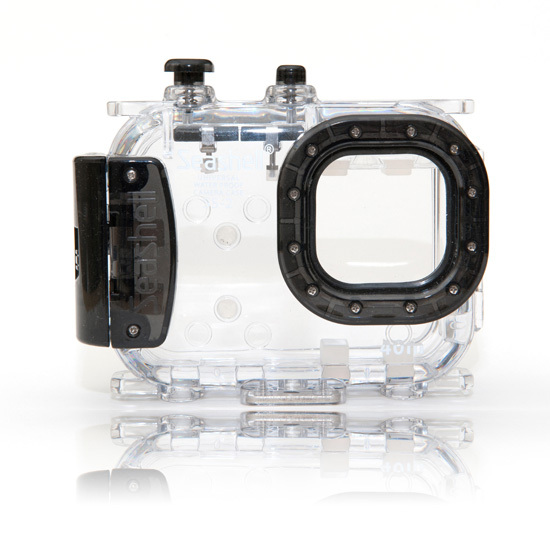 Seashell SS-2 Underwater 40M 130ft Waterproof Camera Housing Case BLACK ...