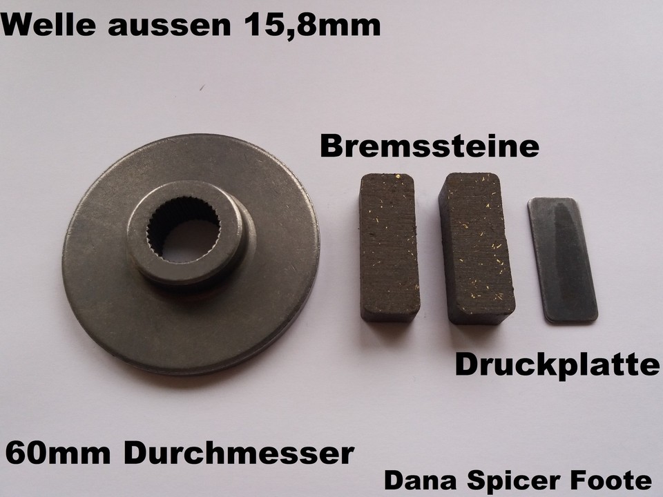 Kit Brake Disc Brake Lawn Tractor Transmission Dana Spicer Foote 7103 ...