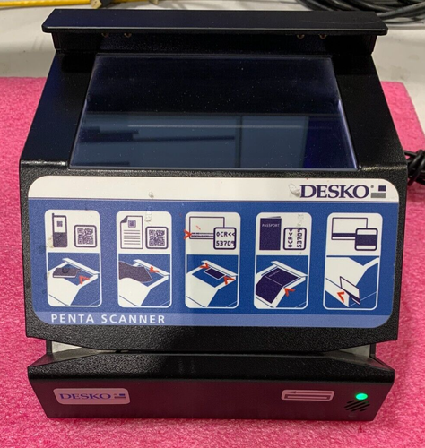 DESKO PENTA CKI FOR PASSPORT/ID/DOCUMENT SCANNER 3001447.0 W/ POWER ...