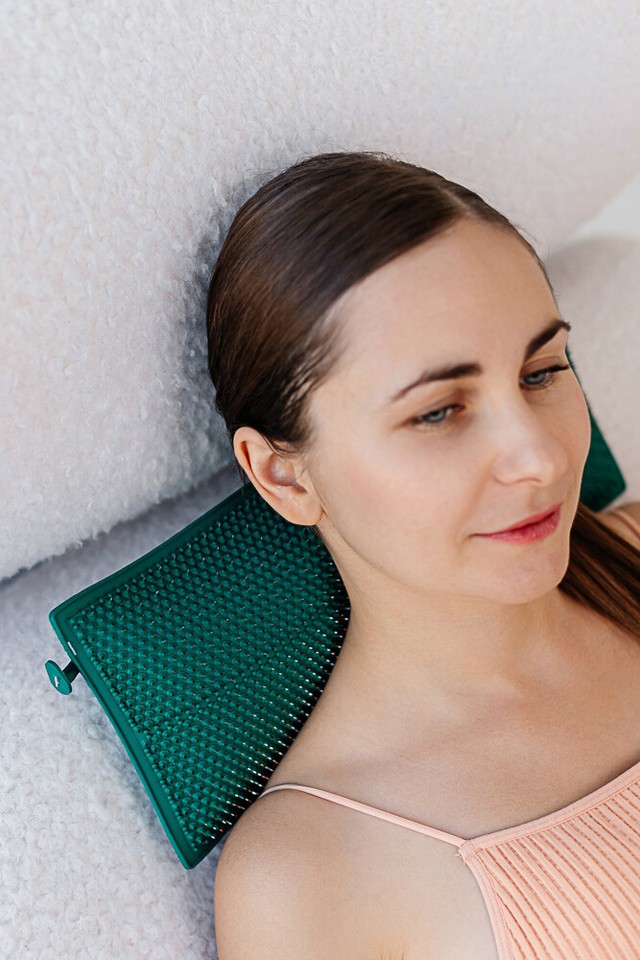 LYAPKO Acupuncture Mat Pillow 5,8 Acupressure Applicator Massager ...