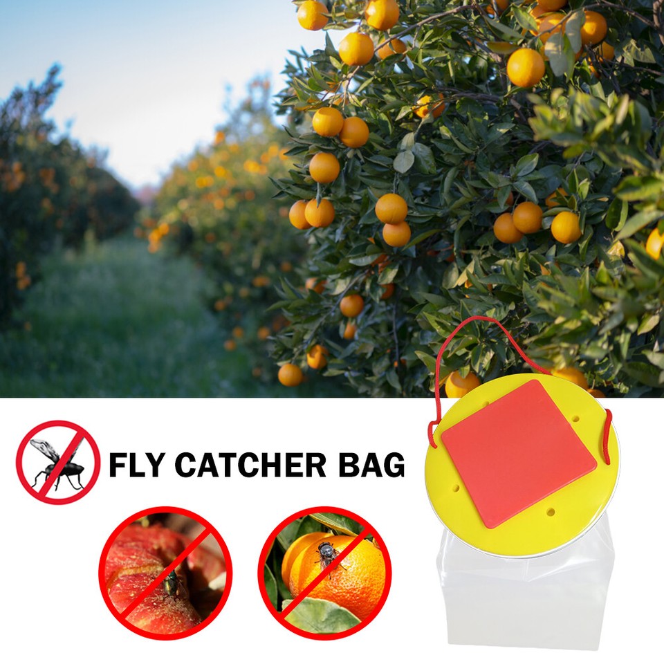 Flies Catcher Bag Pest Control Tool Flies Flytrap Pack for Home ...