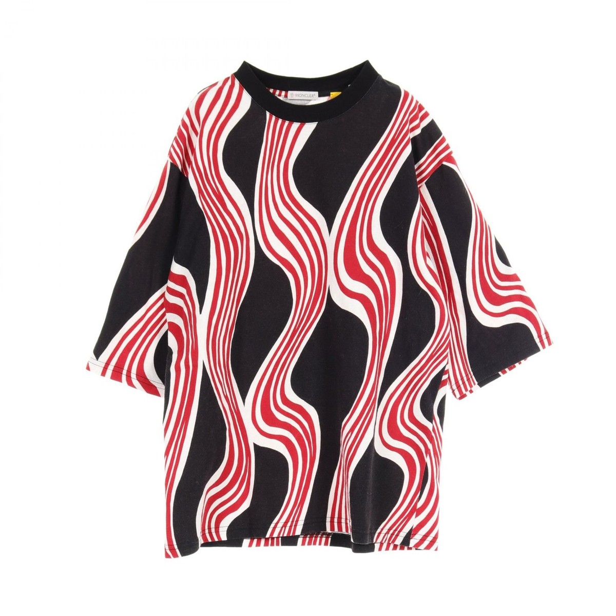 MONCLER MONCLER GENIUS 1 JW ANDERSON T-shirt cotton Black MONCLER MONCLER GENIUS 1 JW ANDERSON T-shirt cotton Black
