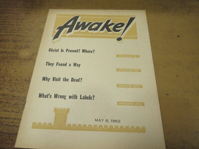Awake Magazine Watchtower May 8 1962 | eBay
