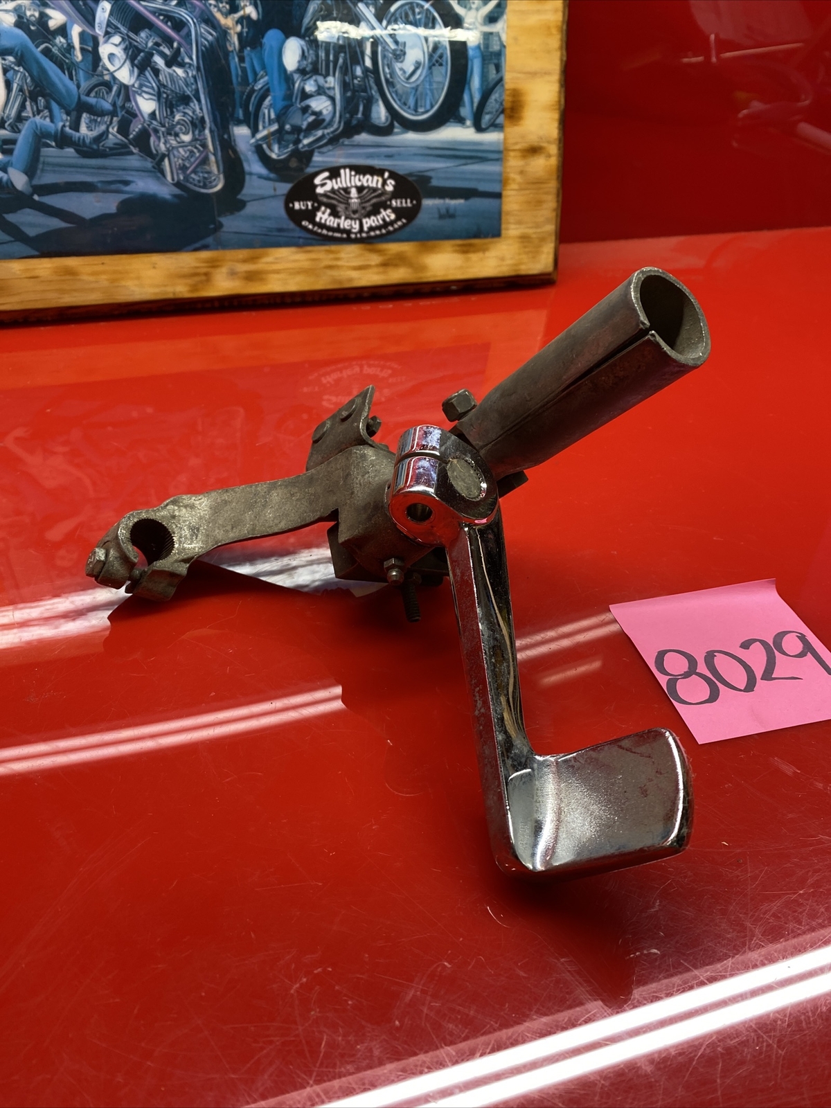 1975-1976 Harley-Davidson Sportster Ironhead Brake Pedal Side Mid ...