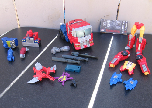 Transformers Combiner Wars Optimus Prime Titans Return Hot Rod Power ...