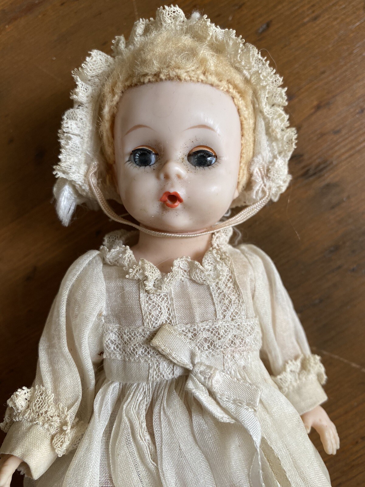 1950's Doll Alexander Baby Genius Caracul Wig Diaper Christening Dress ...