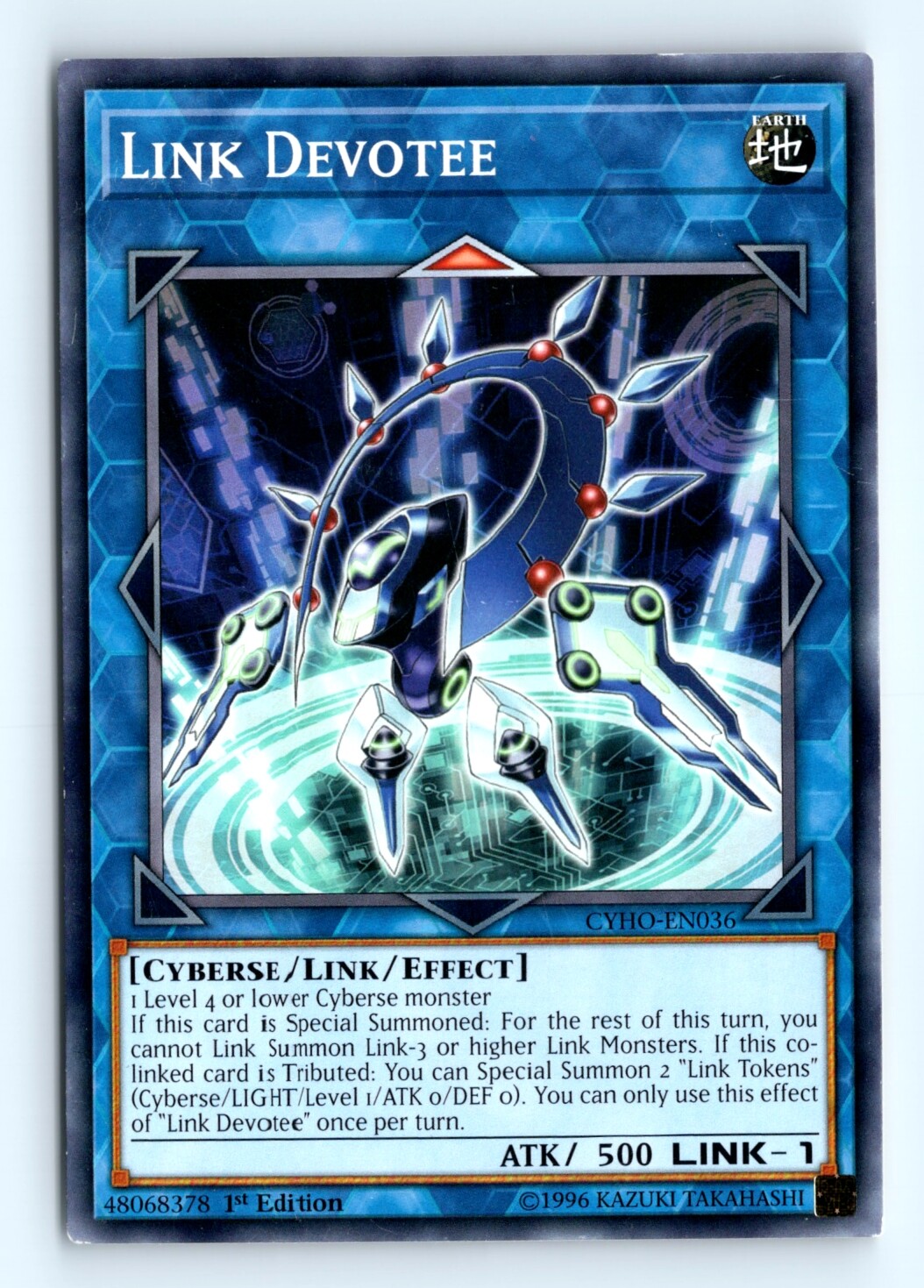 Yu-Gi-Uh Link Devotee #CYHO-EN036 Cybernetic Horizon tcg LP | eBay