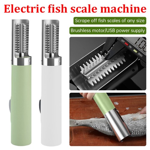 Cordless Portable Electric Fish Scaler Remover Fish Scraper Cleaner ...