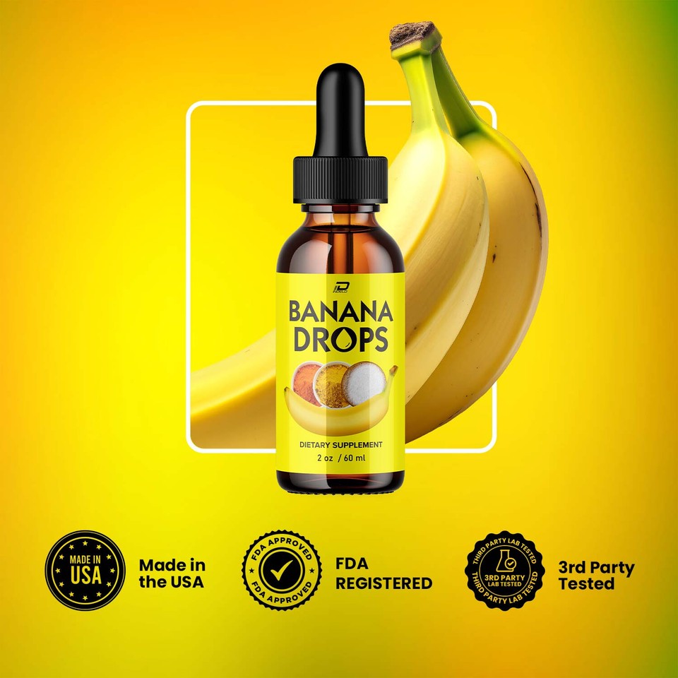 Banana Drops for Weight Loss Liquid Supplement, Banana Drops Official ...