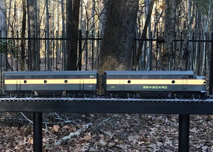 LGB G scale F7 AB Custom Seaboard RR paint. Freight Scheme, Sound | eBay