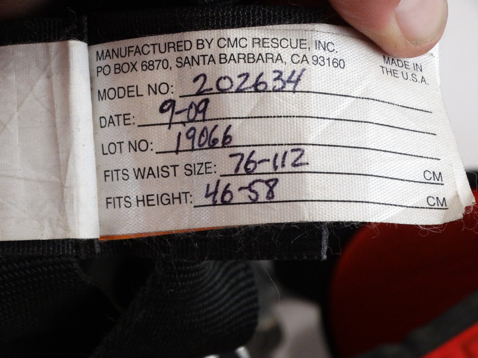 CMC/ROCO Work/Rescue No Step Harness | eBay