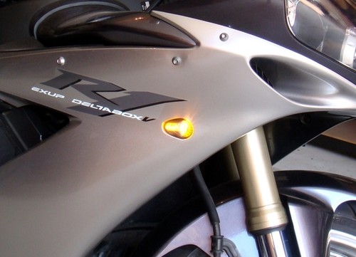 2021 + Yamaha R7 MT-07 Clear Aero LED Turn Signals 2022 2023 Flush ...
