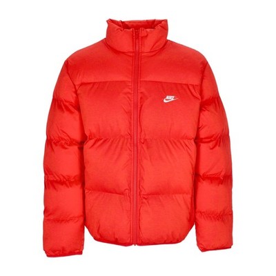 Nike Puffer Jacket PrimaLoft Insulated Collared Oversized New Coat Men ...