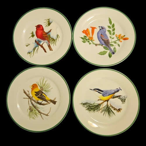 National Wildlife Federation Bird Plates Set of 4 – Songbirds Series ...
