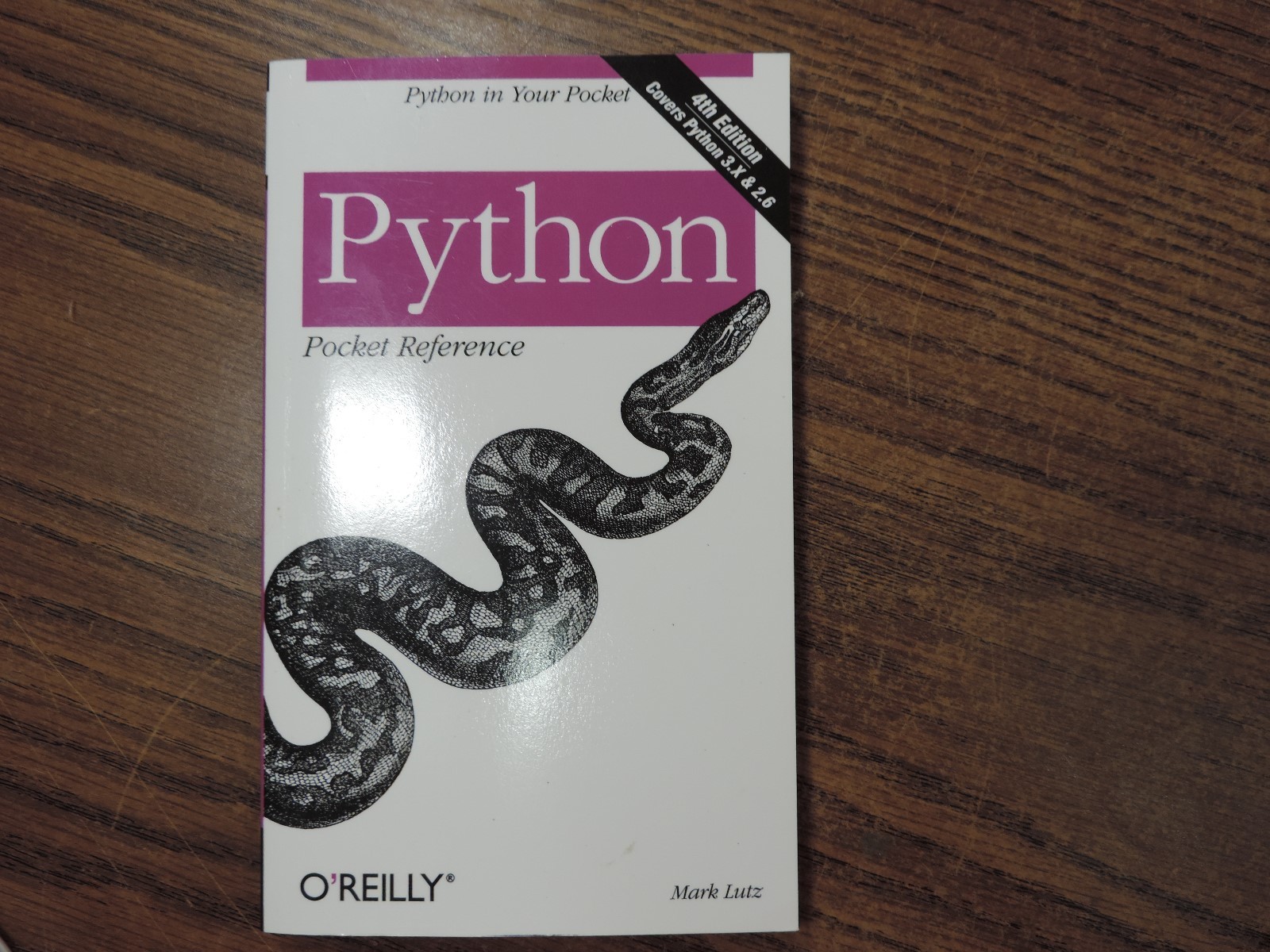 Python Pocket Reference by Laura Lutz and Mark Lutz 4th edition ... Python Pocket Reference by Laura Lutz and Mark Lutz 4th edition ...