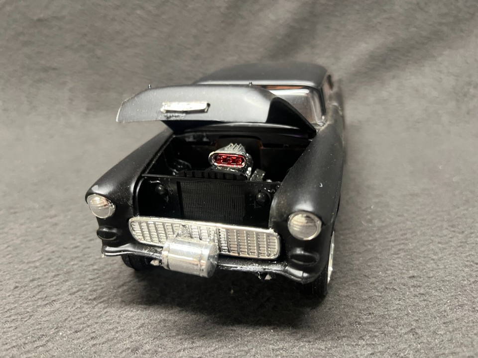 Monogram '55 Chevy Bel Air Street Machine Model 1/24 Built Gasser Drag ...