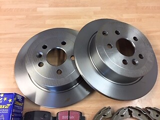 Land Rover Freelander 2 Rear Brake Kit 2.2 Diesel Pads / Discs / Shoes ...