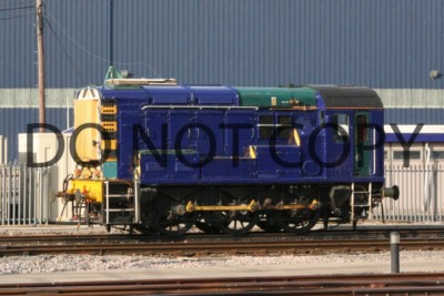 UK DIESEL TRAIN RAILWAY PHOTOGRAPH OF CLASS 08 SHUNTER 08836 LOCO. RM08 ...