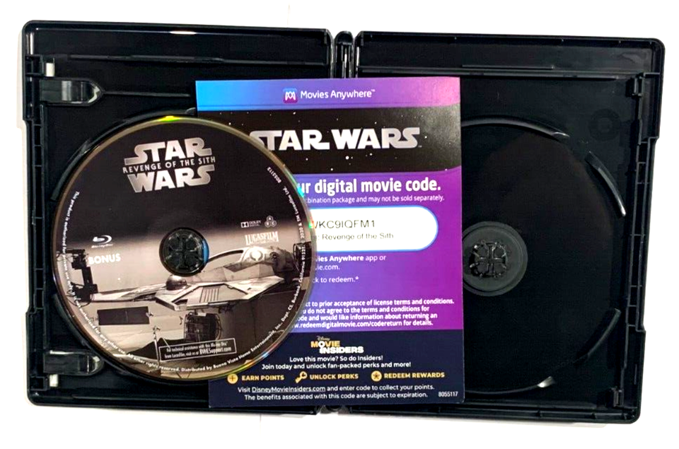 Star Wars Revenge of the Sith - 4K Ultra HD - Case Only/With Blu-ray ...