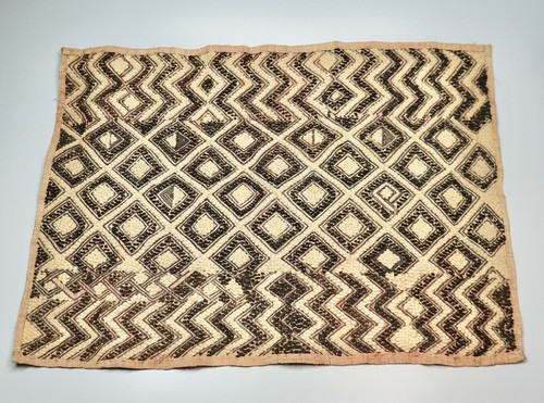 African Kuba Cloth Velvet Bakuba Raffia Africa 24" x 16" | eBay