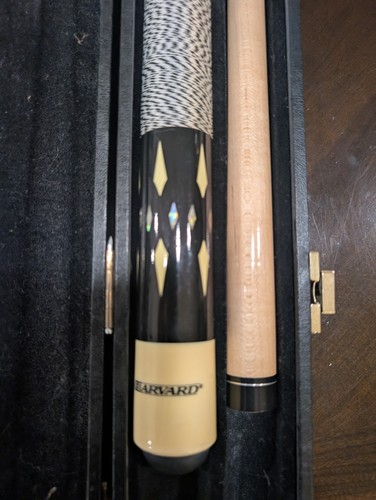 Harvard Pool Cue wrapped inlaid with carrying case. vintage | eBay