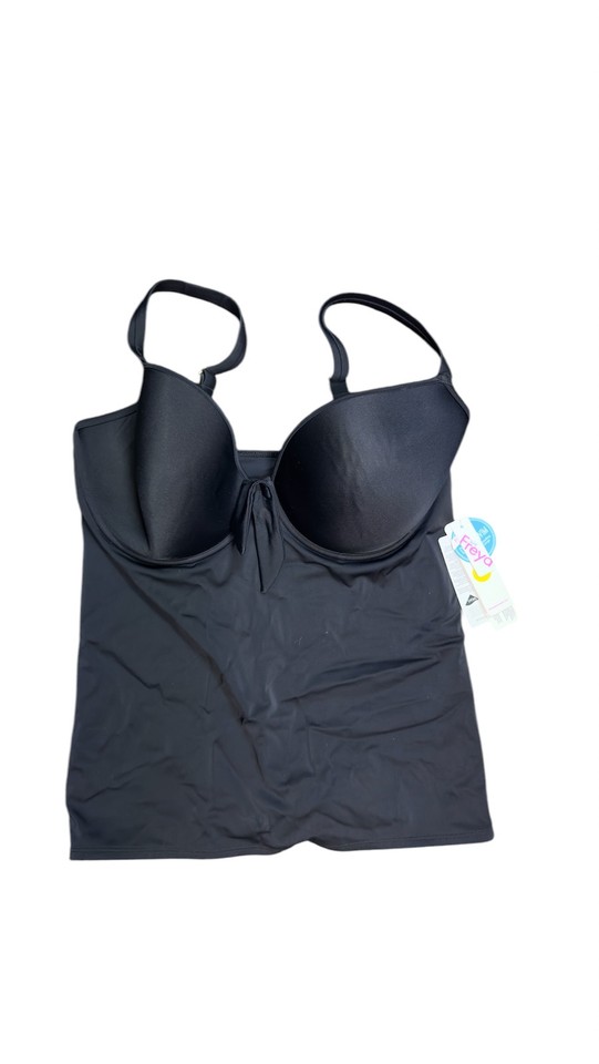Freya BLACK Deco Underwire Molded Tankini Swim Top, US 32J, UK 32GG | eBay