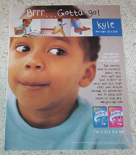 2006 ad page clipping - Huggies Pull-Up training pants diapers KYLE boy ...