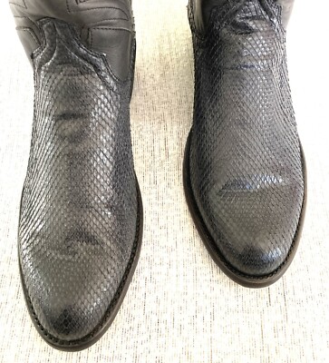 Size 10.5 D Tecovas Exotic "The Billy" Python Boots | eBay