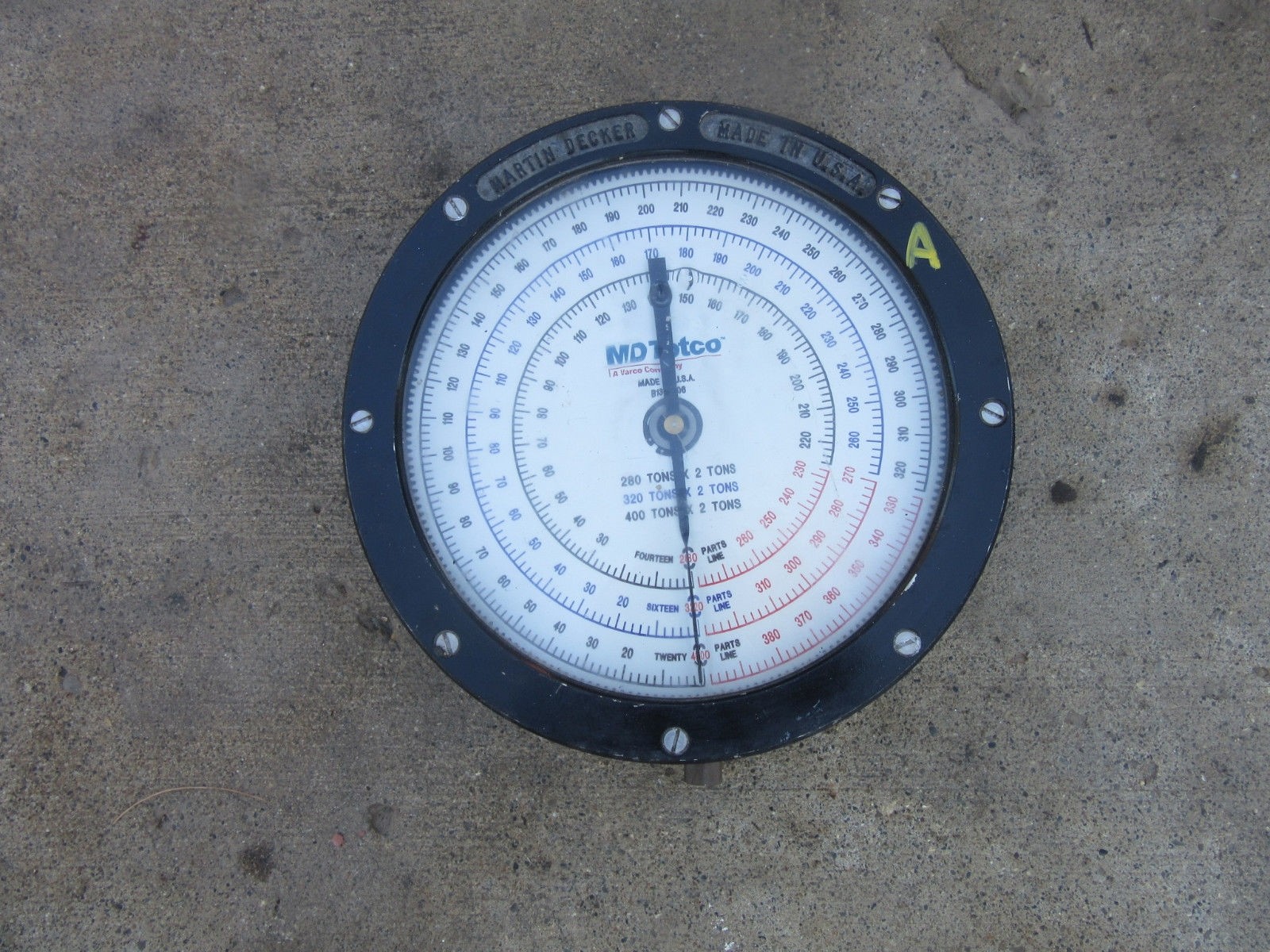 MD Totco Crane Line Wireline Varco Indicator Tong Torque Gauge Load ...