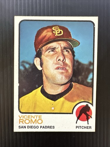 1973 TOPPS #381 VICENTE ROMO SAD DIEGO PADRES EX-MT *Hot Corner Vintage ...