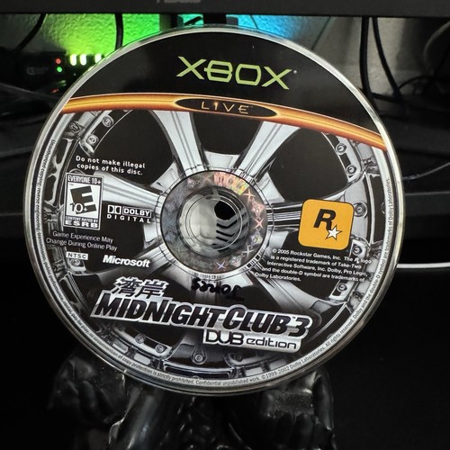 Midnight Club 3: DUB Edition (Microsoft Xbox, 2005) - Disc Only ...