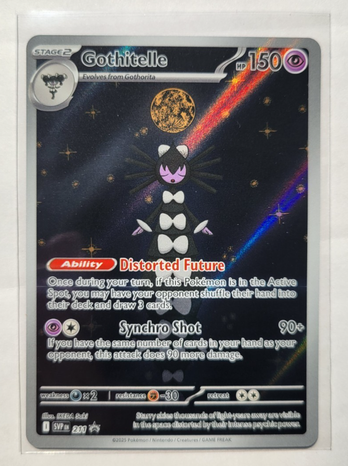 Pokémon TCG Black Bolt & White Flare Gothitelle Black Star Promo SVP ...