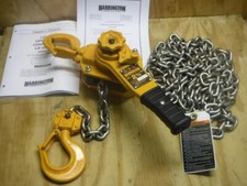 Harrington L5LB008-15 3/4 Ton Lever Chain Hoist 1500 Lb Capacity 15 ft ...