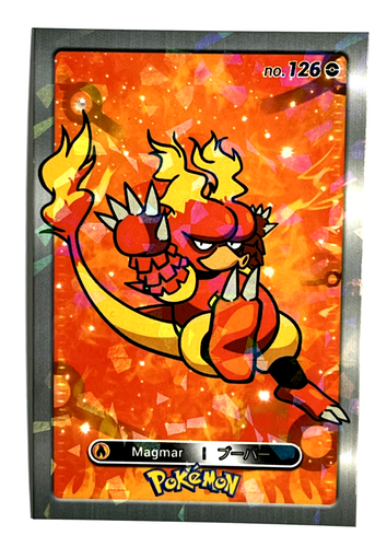 2024 POKEMON DATABASE 1 Card #126 MAGMAR Kanto Peru Edition Foil | eBay