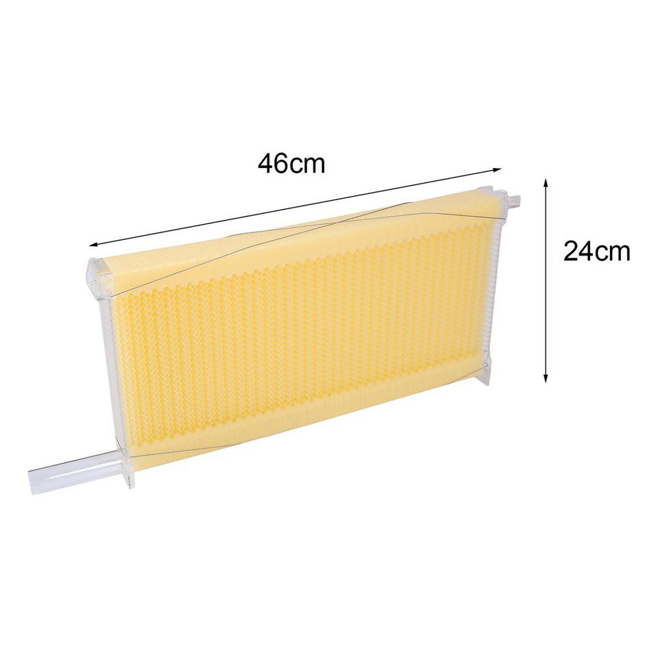 Upgraded 7 Auto Seep Honey Frame +Wooden Bee Hive House Comb Beehive ...