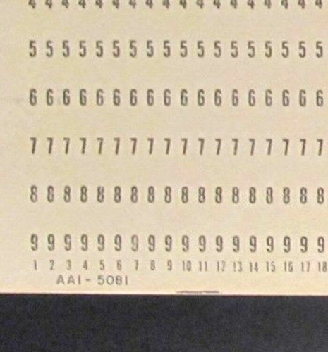 15 Vintage Computer Hollerith IBM Punch Card with Square Corners -NOS ...