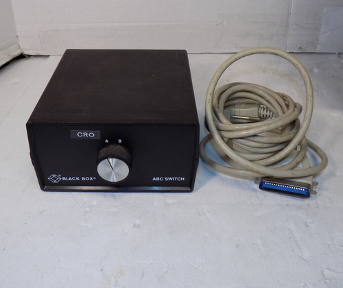 Black Box ABC Switch SW250A with Paralell Cable | eBay